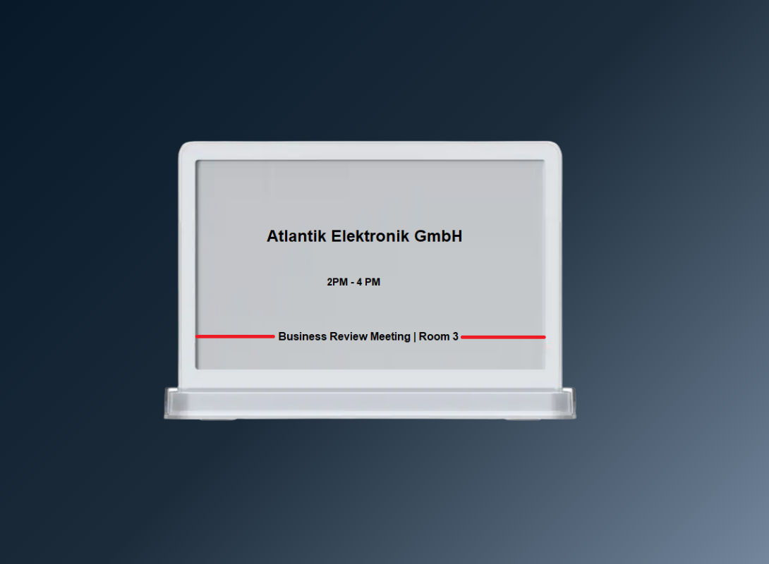 _atxx Smart Information Desk Sign